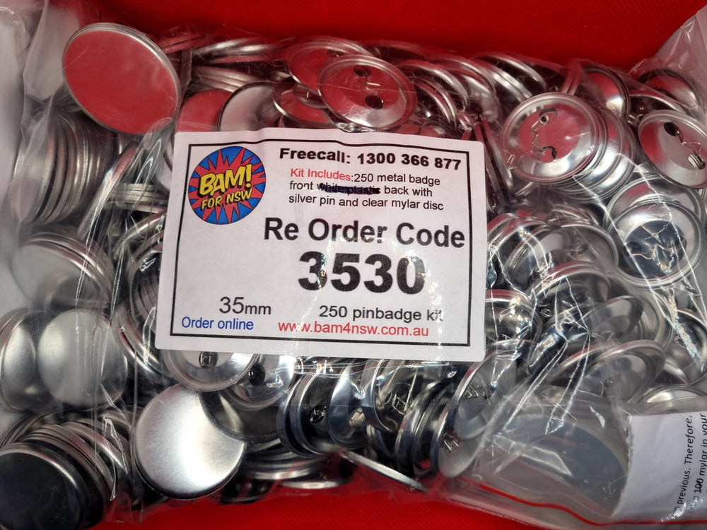 metal Pin Back Badge kit 35mm ( 3520 3530 3540 3550 ) – Badge-A-Minit ...